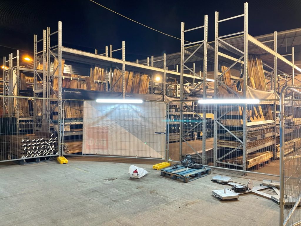 Temporary Warehouse Lighting - AC ELECTRICAL 4U LTD